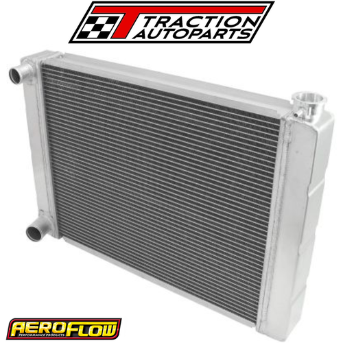 AEROFLOW Universal GM Aluminium Radiator, Dual Pass, 27" x 19" x 3 ...