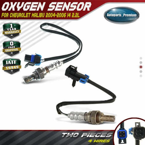 2x Upstream+Downstream O2 Oxygen Sensors for Chevrolet Malibu 2004-2006 ...