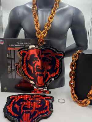 Chicago Bears LED Infinity Light Up Chain- Orange Chain | eBay