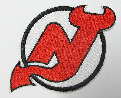 LOT OF (1) NEW JERSEY DEVILS HOCKEY LOGO PATCH PATCHES (4 3/4" X 3 ...