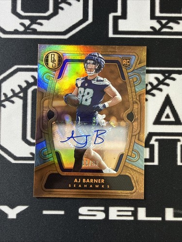 Aj Barner 2024 Panini Gold Standard Rookies Auto Platinum #/99 Seahawks ...
