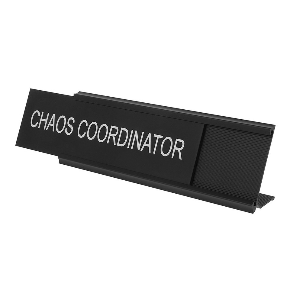 Desk Name Plaque L Shaped Aluminum Alloy Position Office Sign | eBay UK