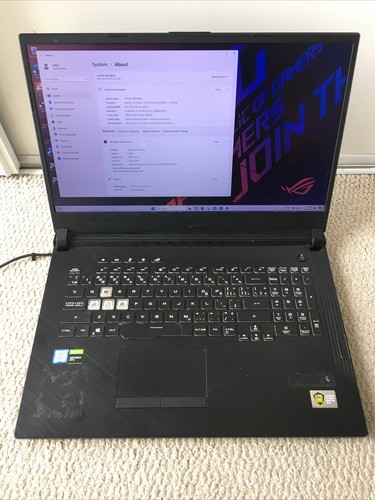 Asus ROG Strix G731G Laptop Intel Core i7 2.6GHz, 16GB RAM, 500GB SSD ...