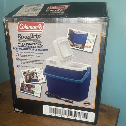 Coleman 16 Qt. Powerchill Electric Portable Travel Cooler Heats /Cools ...