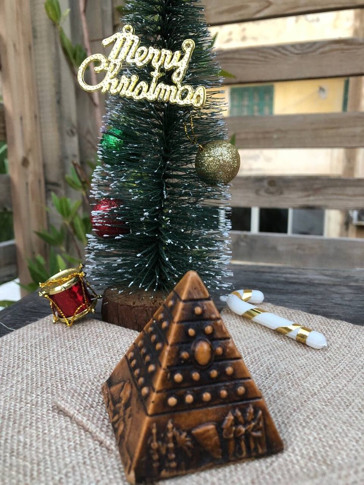 3 Amazing Solid Hand Carved of Ancient Egyptian Pyramids.Antique GIFT ...