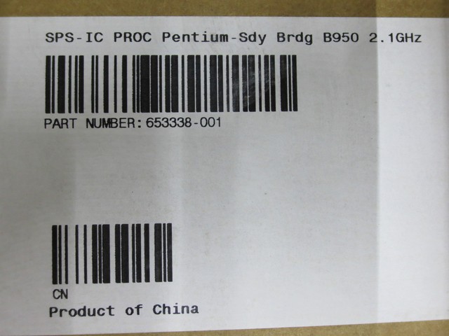 Intel Pentium B950 2.1GHz Dual-Core (FF8062700847901) Processor for ...