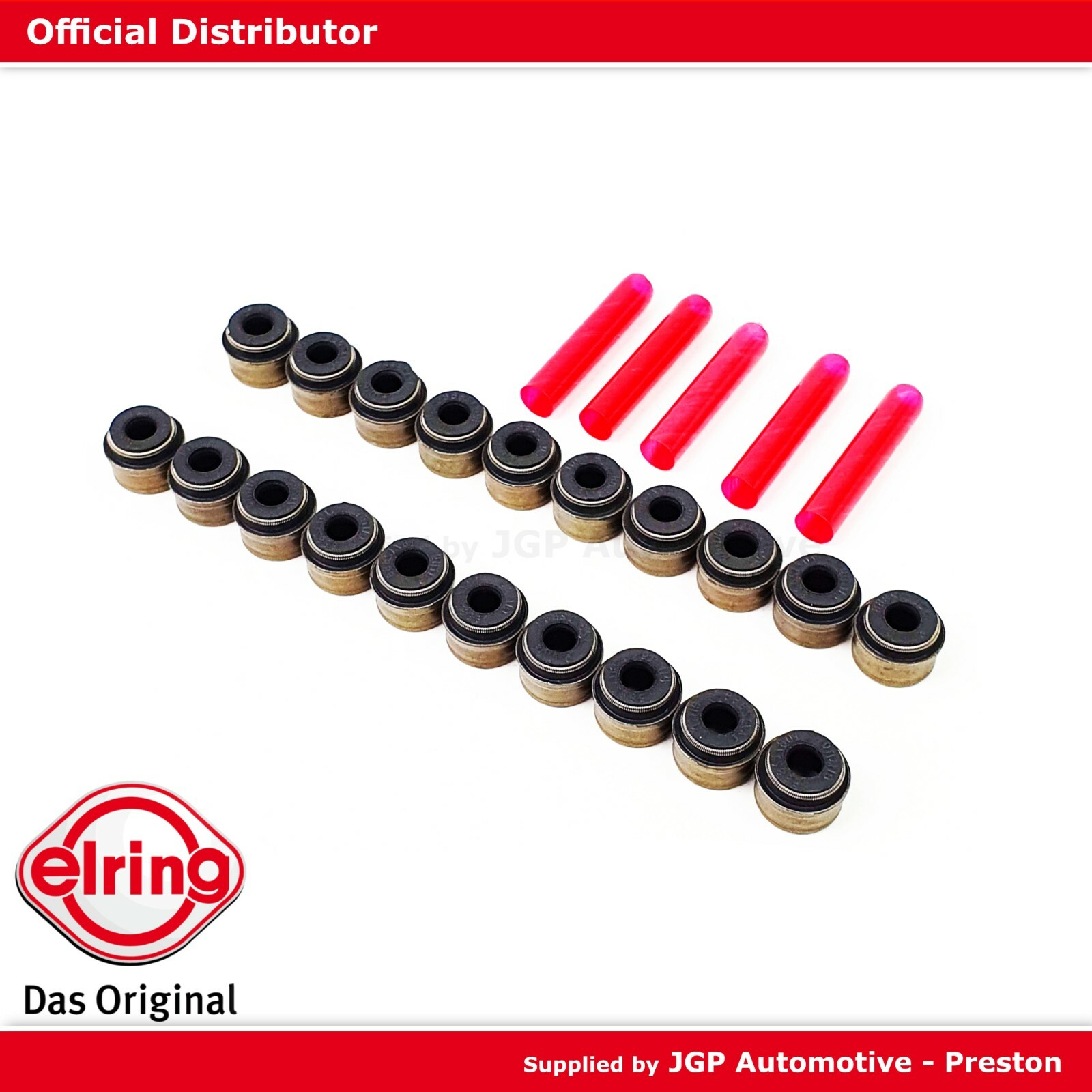 Genuine Elring 20 x Cam Valve Stem Oil Seal Set - BMW Mercedes ...