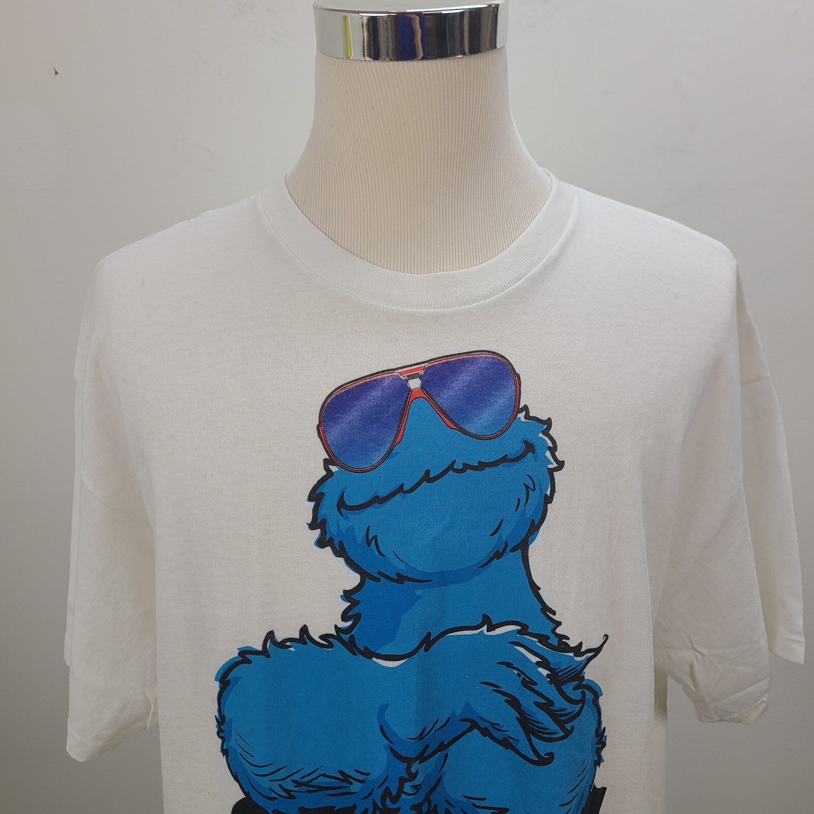 Sesame Street Cookie Monster Swag T-Shirt Men Extra L… - Gem