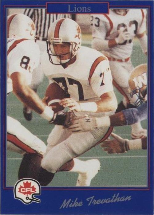 1991 Jogo CFL - Mike Trevathan #178 (RC) for sale online | eBay