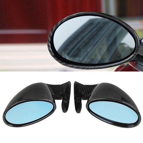Pair F1 Racing Style Car Side Wing Rearview Mirrors Universal View ...