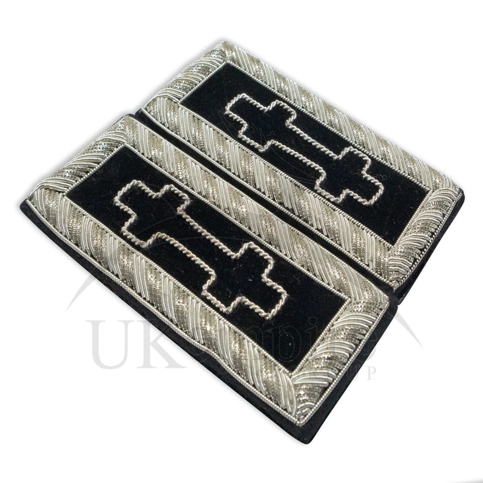 Masonic Knight Templar Encampment Cross Shoulder Boards-Hand ...