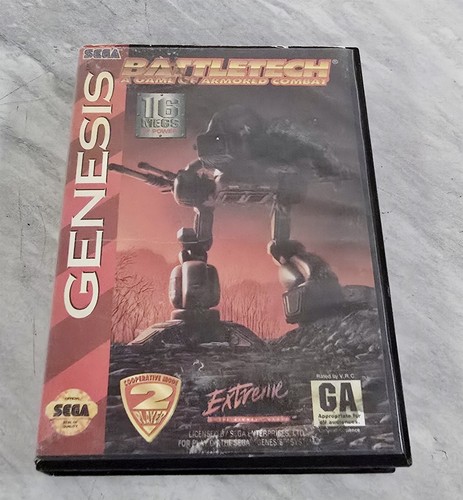 A-475 VINTAGE SEGA GENESIS BATTLETECH GAME WORKING | eBay