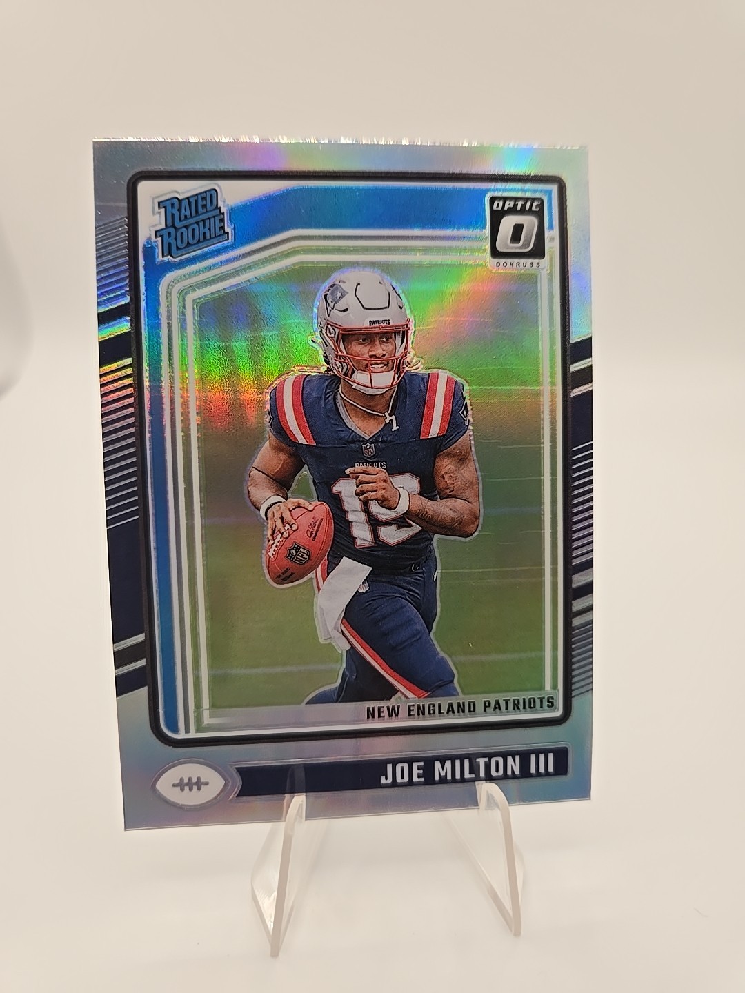 Joe Milton III 2024 Donruss #319 Optic Preview - Holo Price Guide ...