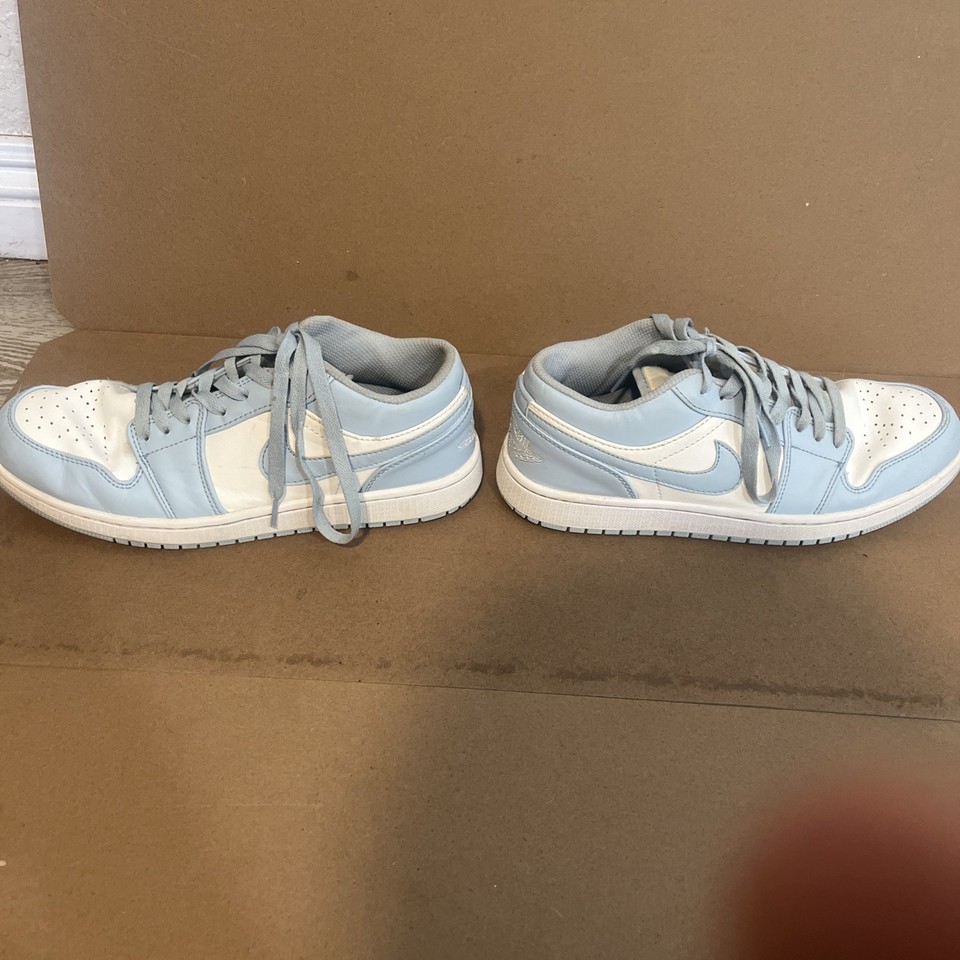 Air Jordan 1 Low 'Paris' Size 9.5 Men's white and baby blue light ...