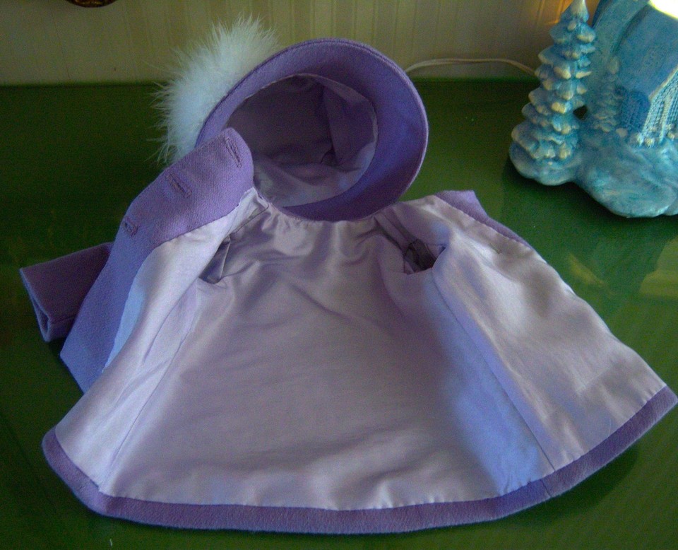 Coat & Hat for 19" F&B Patsy Ann, or 18" Shirley Temple-DOLLS NOT ...