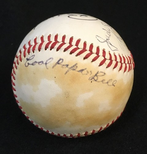 Autographed Baseball Buck Leonard, Cool Papa Bell, Judy Johnson Negro ...