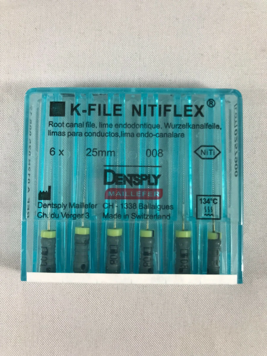 DENTSPLY K-FILE NITIFLEX NiTi Dental Endodontic Files, 57% OFF