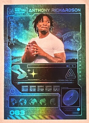 2023 Skybox Metal Universe Champions Aqua Anthony Richardson #083 ...