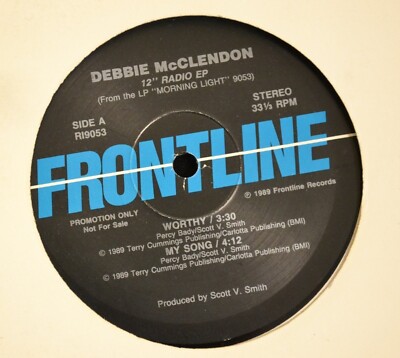 12” EP Black Gospel Debbie McClendon FRONTLINE 9053 Worthy My Song | eBay