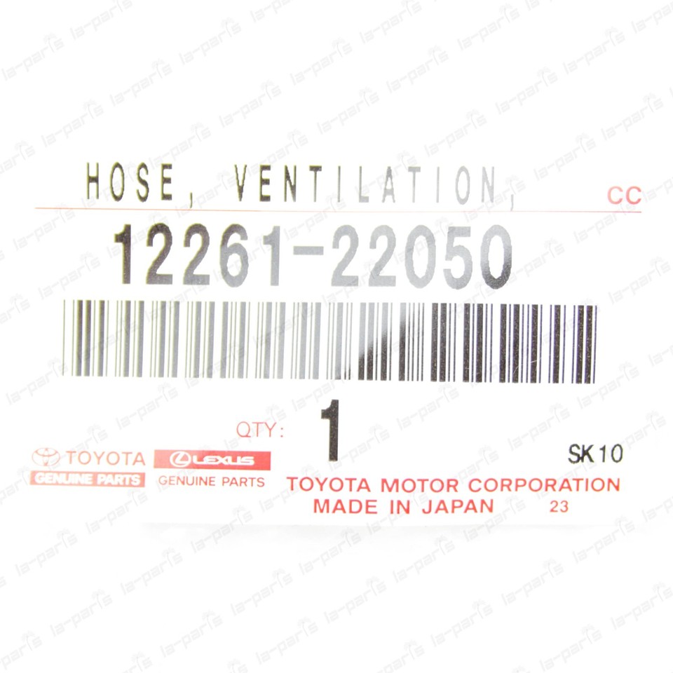 New Genuine Toyota 03-05 Corolla Matrix 1.8L Ventilation Hose 12261 ...
