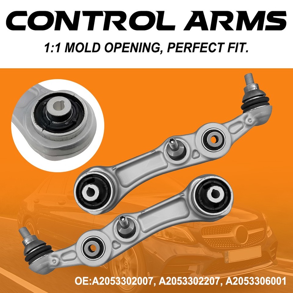 Front LH +RH Lower Control Arm for Mercedes W205 C205 A238 C238 W213 ...