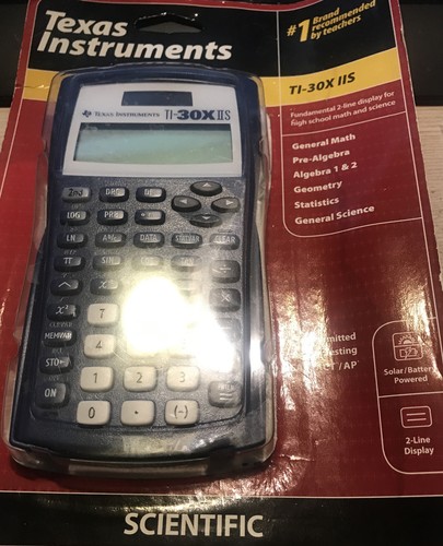 Texas Instruments 30XIIS/TBL/1L1/AX Calculator for sale online | eBay