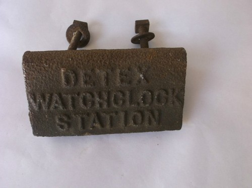 VINTAGE DETEX WATCHCLOCK STATION, D84A, Original & Early Model, Opens ...