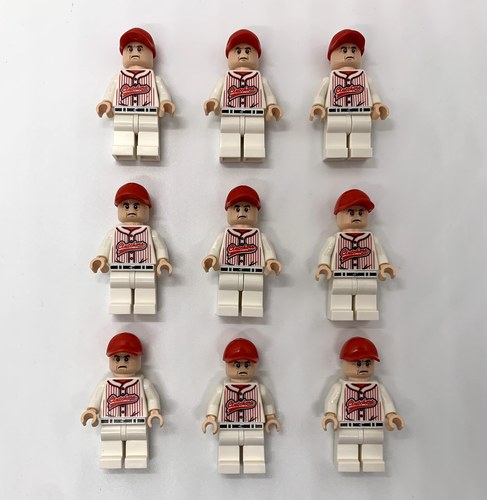 LEGO Baseball Player Minifigure Lot Bat (100% Genuine LEGO Parts) YOU ...