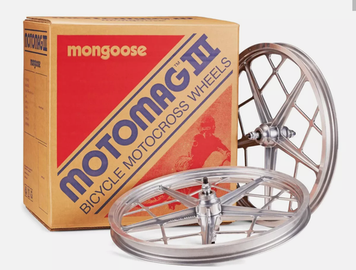 New MONGOOSE MOTOMAG III 3 BMX Mag Wheels Silver,Webco,Redline,GT. | eBay