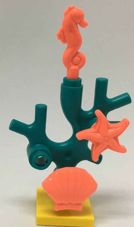 Lego Water Animals for Minifig Hermit Crab,Seal,Angler,Whale,dolphin ...