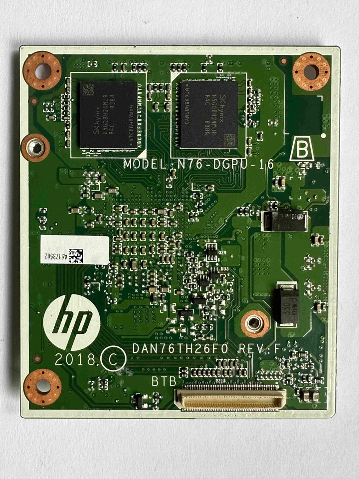 NEW HP NVIDIA GFX Card MX130 4GB G5 DAN76TH26F0 Rev F GRAPHICS CARD | eBay