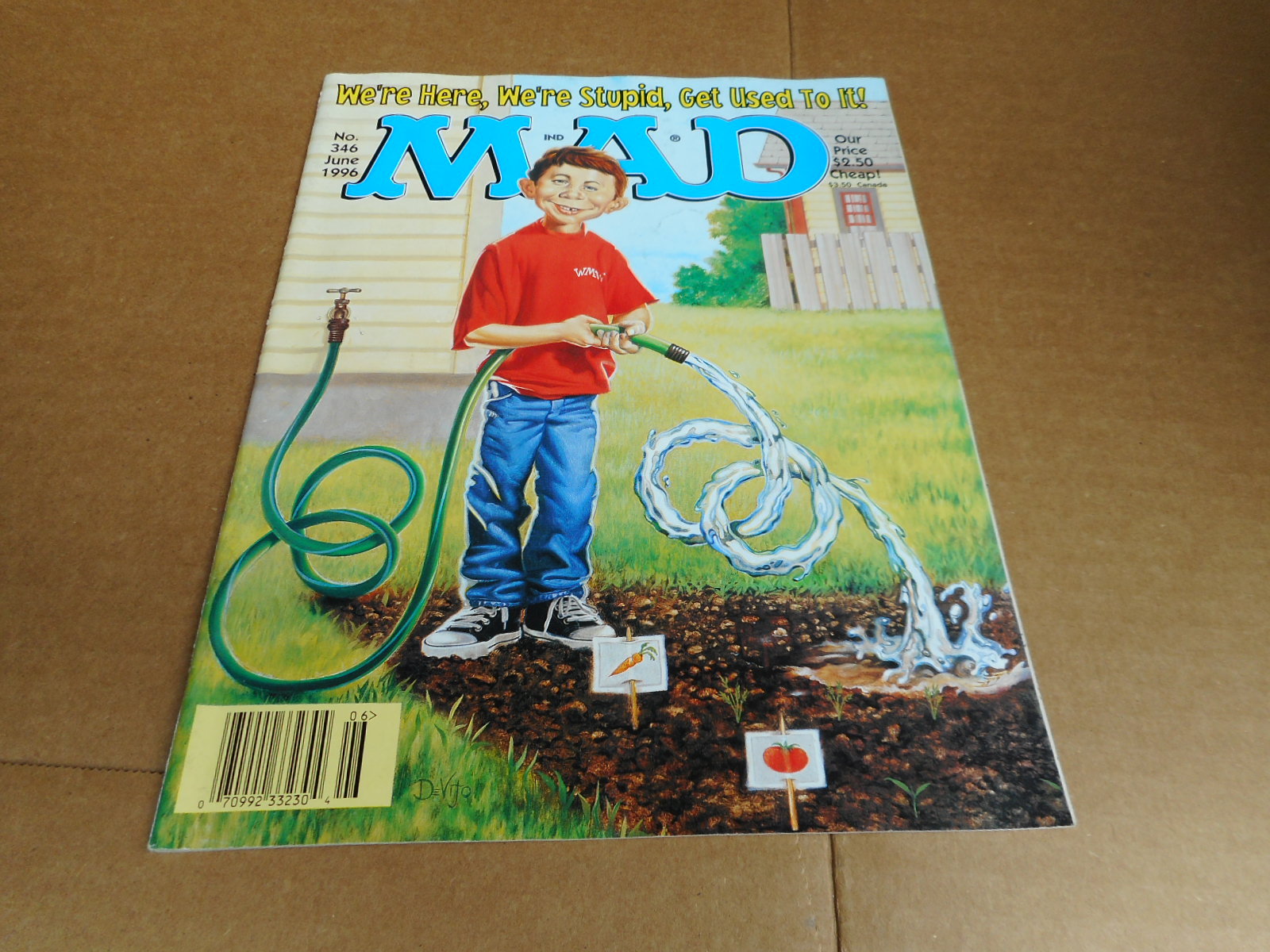 #346 JUNE 1996 MAD vintage magazine (UNREAD) - GARDENING | eBay