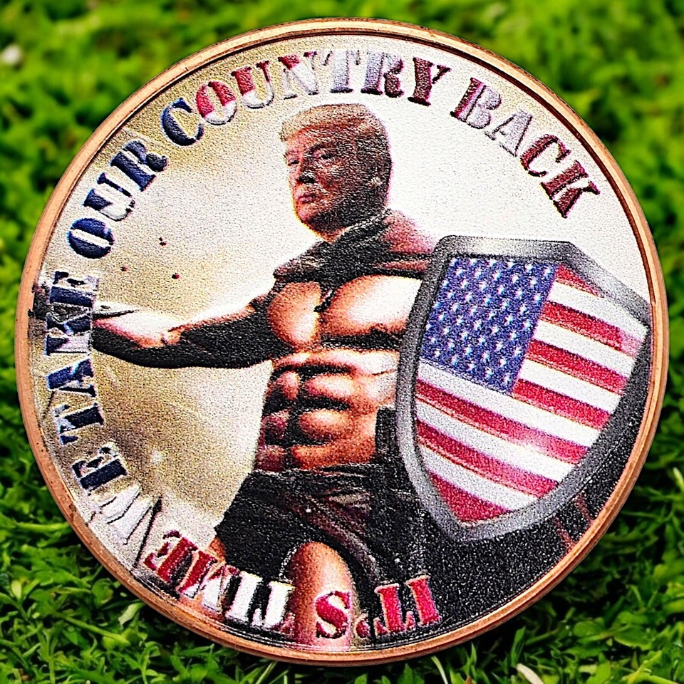 Donald Trump Take Our Country Back America USA 1 Oz 999 Copper Round ...