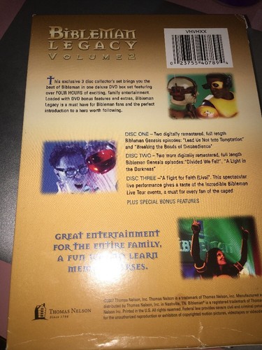 Bibleman Legacy VOLUME 2 Dvd Set. 3 Discs. Rare•• Oop* Christian | eBay
