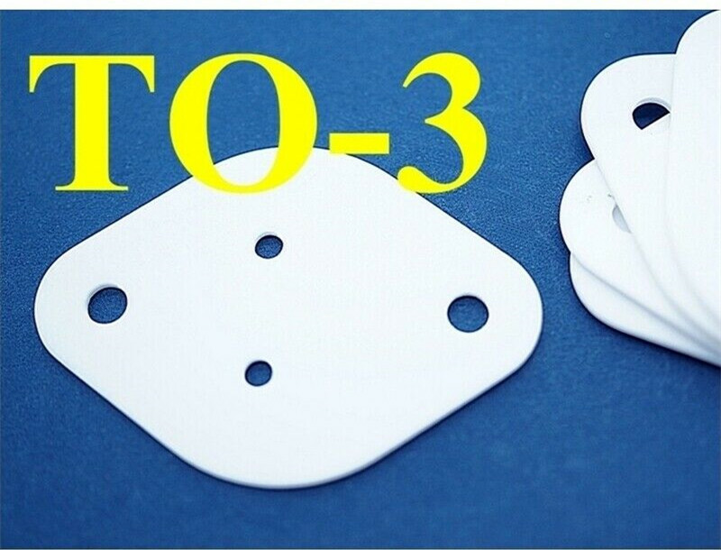 TO-3/220/247/264 Alumina Ceramic Insulator Sheet Transistor Heatsink ...