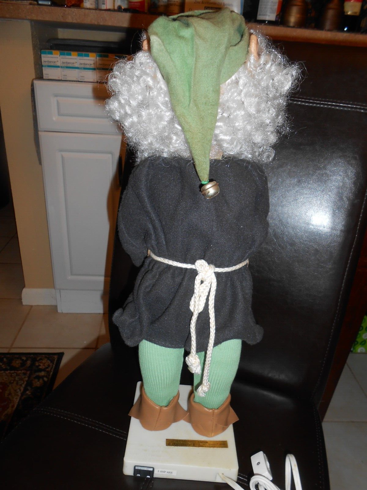 Vintage Telco Motionette Santa's Helper Elf Works | eBay