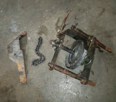 Vintage Bolens 75 01 Snowblower Rubber Wheel Drive Assembly & chain ...