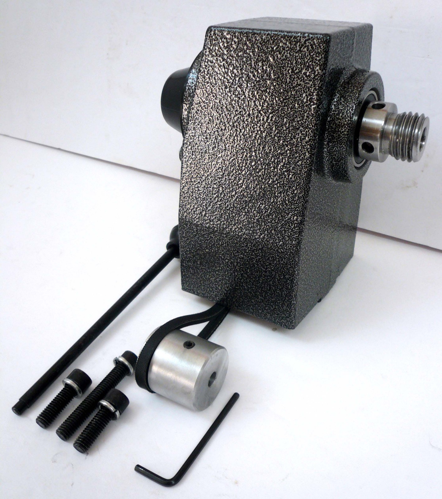 Deluxe Mini Wood Lathe Headstock 8" Swing 1-8 x MT1 Ball Bearing ...