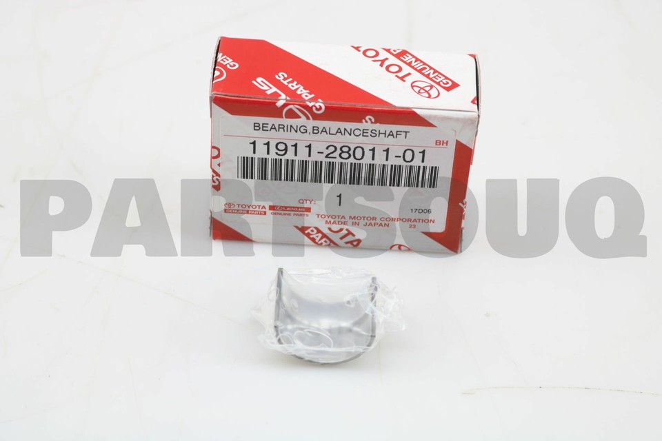 119112801101 Genuine Toyota BEARING, BALANCESHAFT, NO.1 11911-28011-01 ...