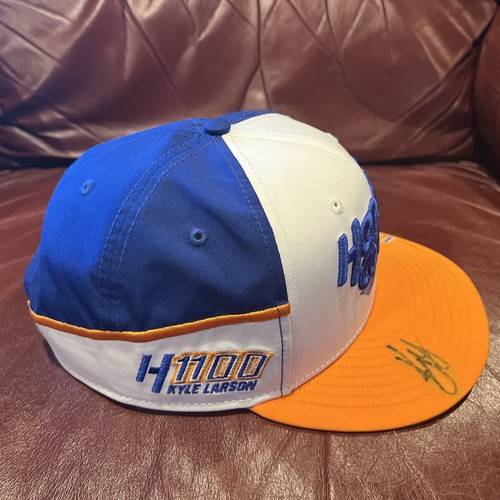 Signed Kyle Larson New Era 9FIFTY Hat Cap H1100 Indy 500 Hendrick Cars ...