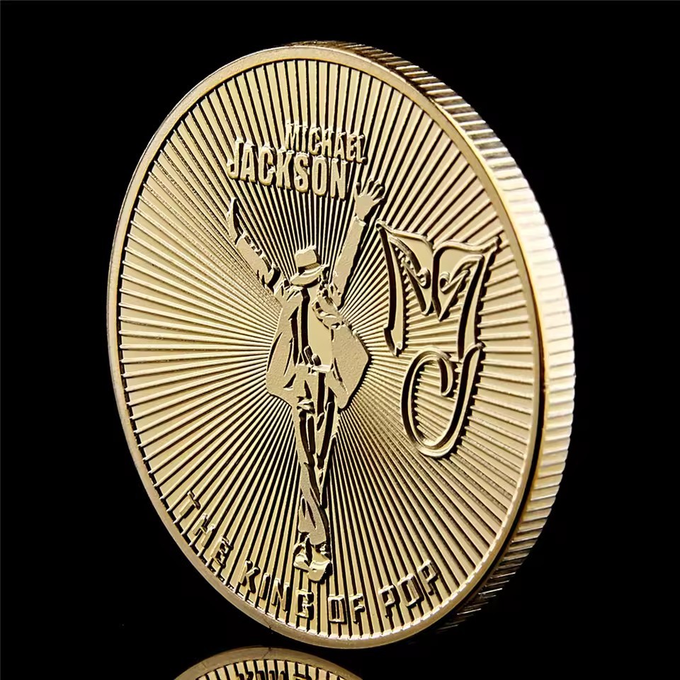 Michael Jackson Commemorative Gold Plated Coin The King Of Pop ...
