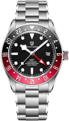 Pagani Design Men's Watch GMT Black Bay Automatic Mechanical PD-1706 ...