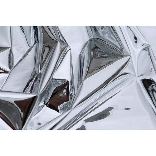 50CMx137cm Double-sided Silver Mirror Reflective Fabric DIY Costumes | eBay