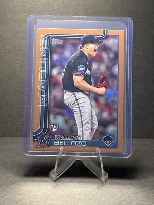 2025 Topps Series 2 Gold 1761/2025 #458 Valente Bellozo RC Miami ...