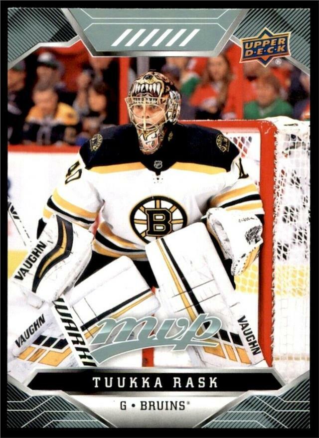 2019-20 19-20 Upper Deck UD MVP Base #28 Tuukka Rask | eBay