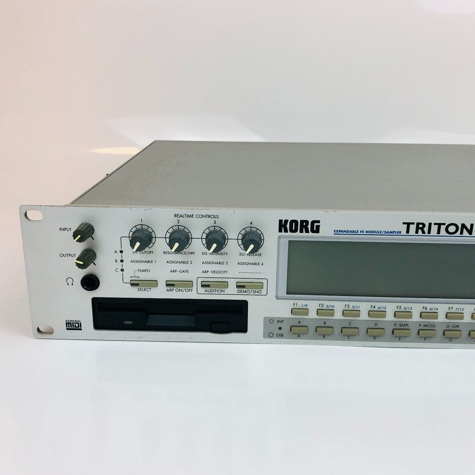 KORG TRITON RACK SYNTHESIZER sound source module multitimbral Tested | eBay