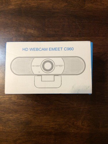 eMeet C960 1080P HD Webcam with Two Microphone USB Streaming Web Camera ...