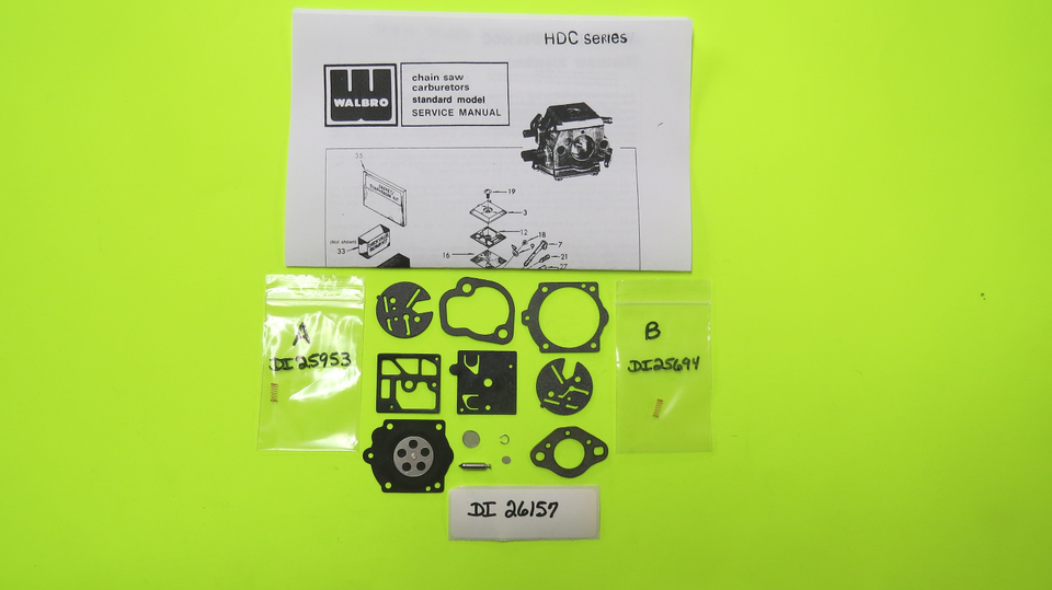 Homelite XL XL2 Super 2 Walbro HDC15 HDC27 HDC40 HDC48 HDC49 HDC55 ...