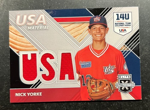 2020 Elite Extra Edition USA Materials Nick Yorke | eBay