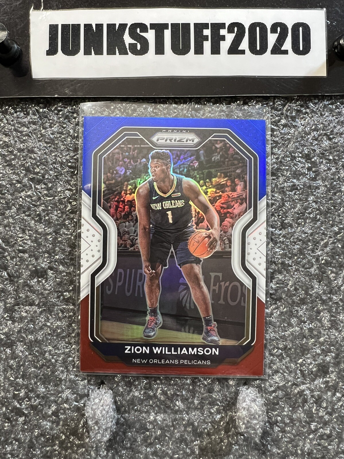 ZION WILLIAMSON 2021 Panini PRIZM Red White Blue Prizm Pelicans 185 | eBay